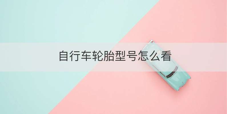 自行车轮胎型号怎么看 有驾